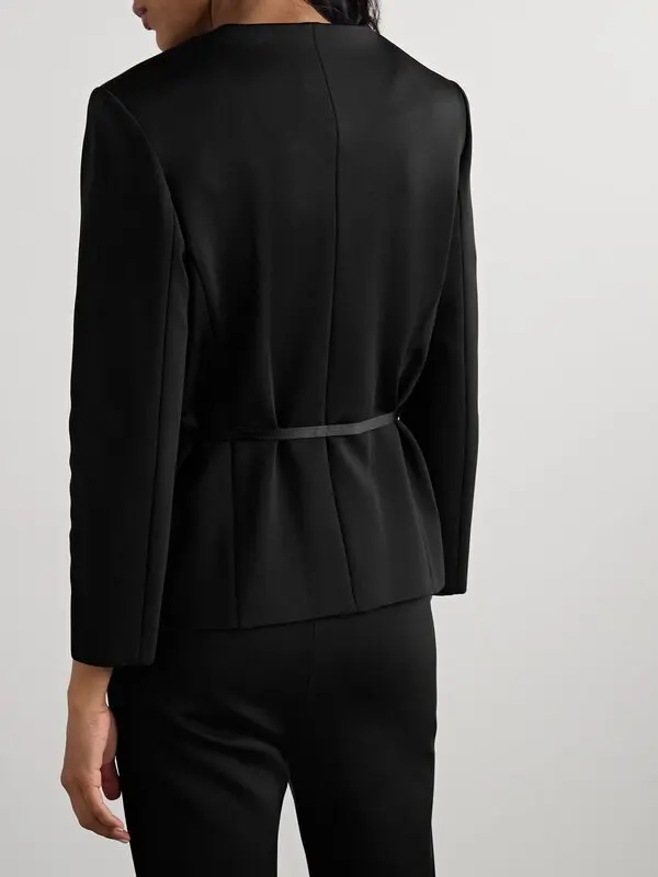 Givenchy Belted Jersey Blazer