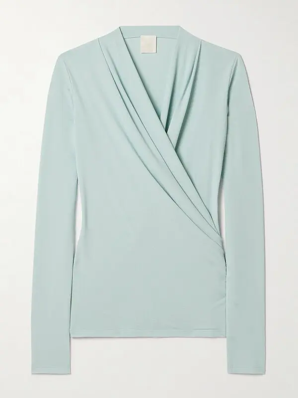 Givenchy Draped Wrap-effect Top