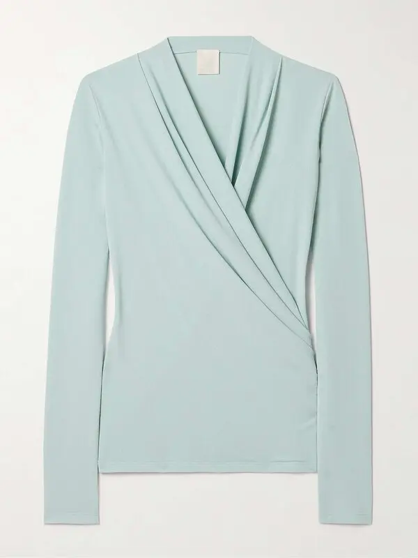 Givenchy Draped Wrap-effect Top