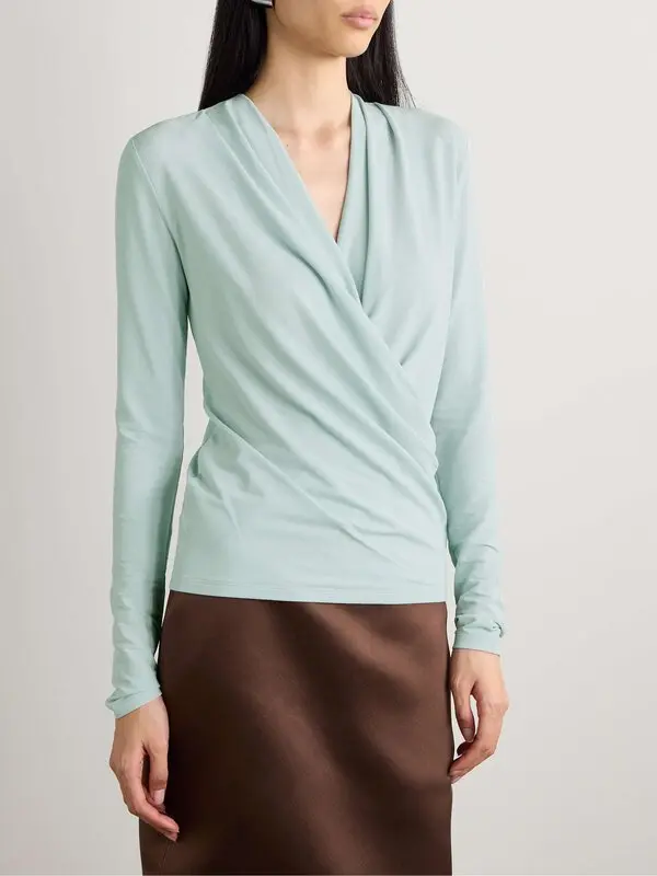 Givenchy Draped Wrap-effect Top