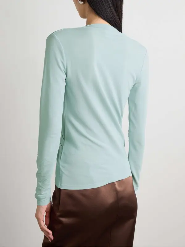 Givenchy Draped Wrap-effect Top