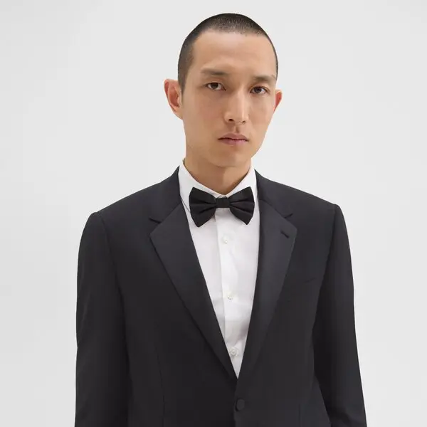 Theory Silk Bow Tie - Black