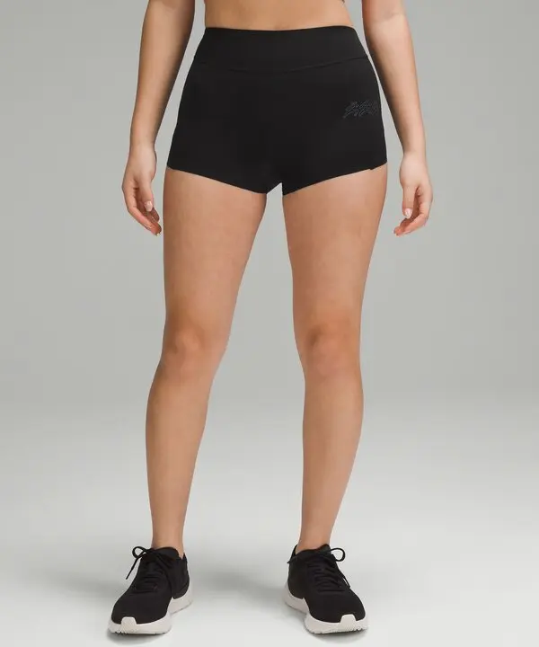 Lululemon Nulux Tight-Fit High-Rise Track Shorts Black