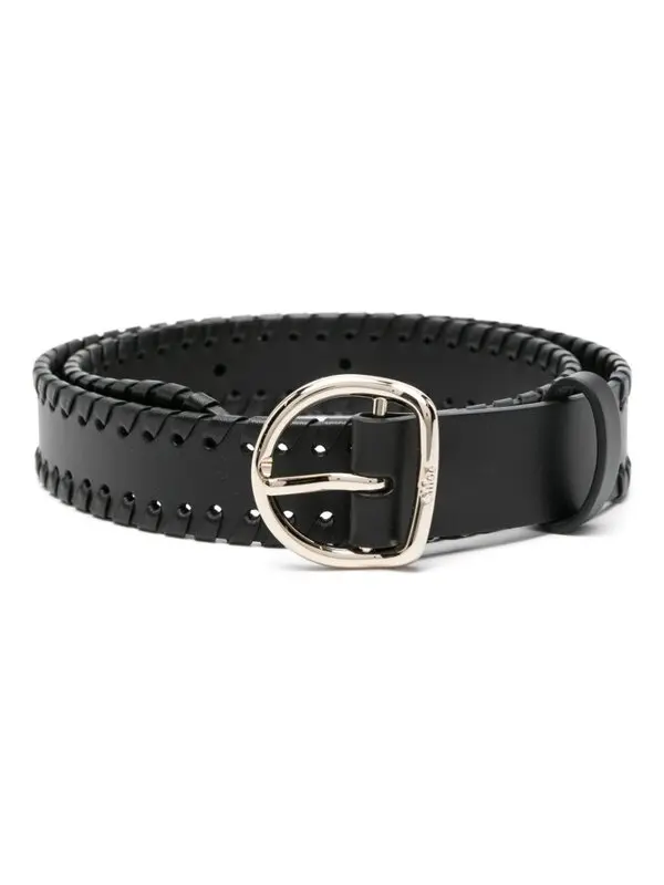 Chloé Whipstitch Leather Belt CHLOÉ Mony Whipstitched Leather Belt | endource main image 2