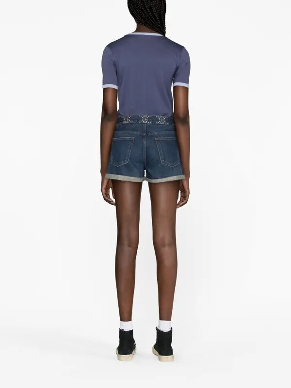 Celine California 70'S Cotton T-Shirt - Blue | Editorialist