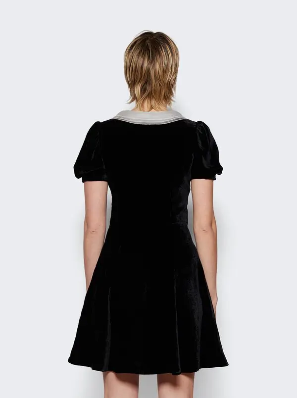 Miu Miu Flare Mini Dress In Black - 60% Off | Editorialist