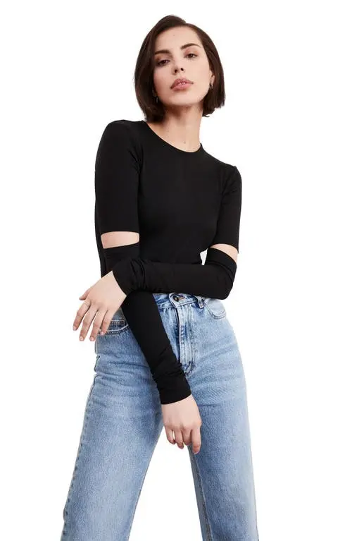 MARCELLA Indra Cutout Sleeve Top
