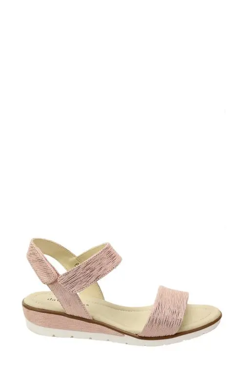 DAVID TATE Scala Slingback Sandal - Pink Lizard
