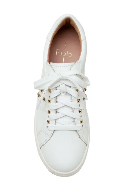 Linea Paolo Kerry Leather Sneakers - Eggshell