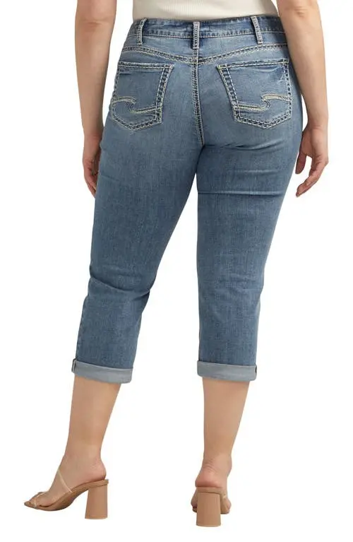 SILVER JEANS CO. Suki Mid-rise Capri Jeans
