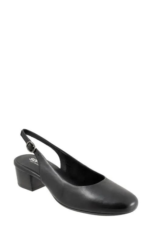 Softwalk Largo Slingback Pumps - Black