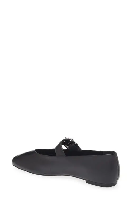 REFORMATION Bethany Ballet Flat - Black