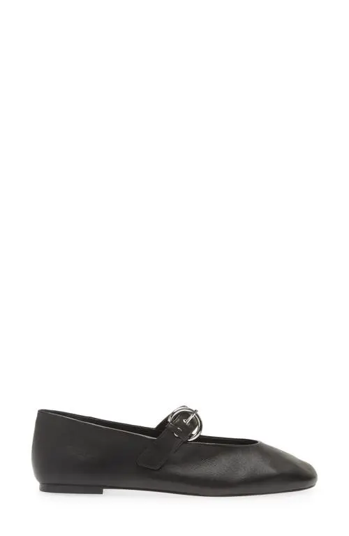 REFORMATION Bethany Ballet Flat - Black