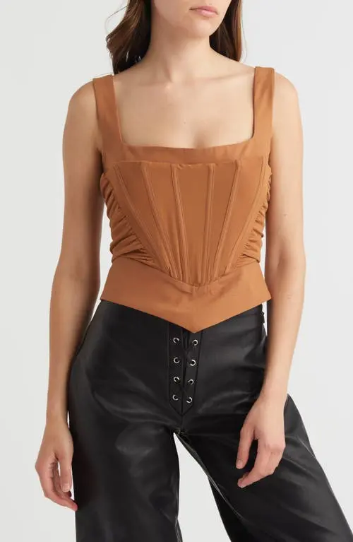 MISTRESS ROCKS V-shape Corset Top