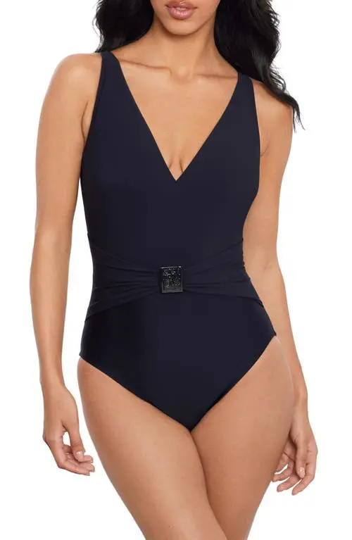 MAGICSUIT® Faith Glimmer Twins One-piece Swimsuit - Black