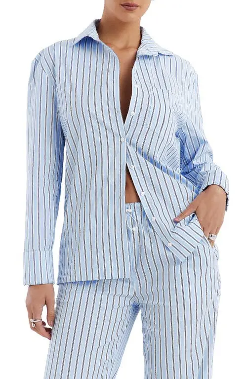 MISTRESS ROCKS Stripe Boxy Shirt