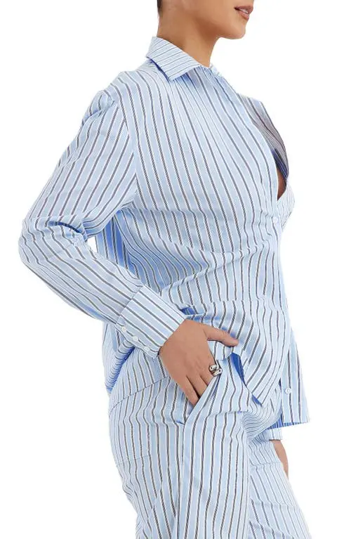 MISTRESS ROCKS Stripe Boxy Shirt