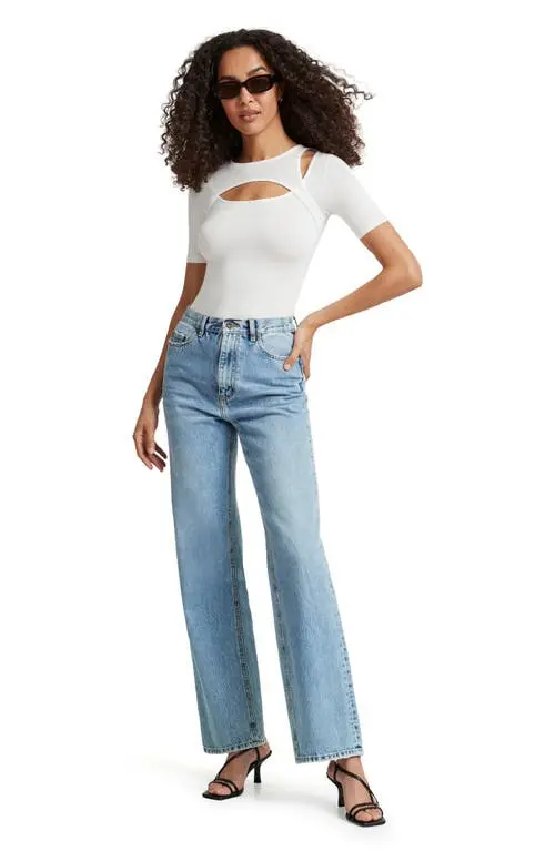 MARCELLA Bowen Cutout Top