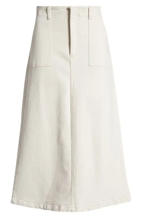 LE JEAN Jocelyn Denim Midi Skirt