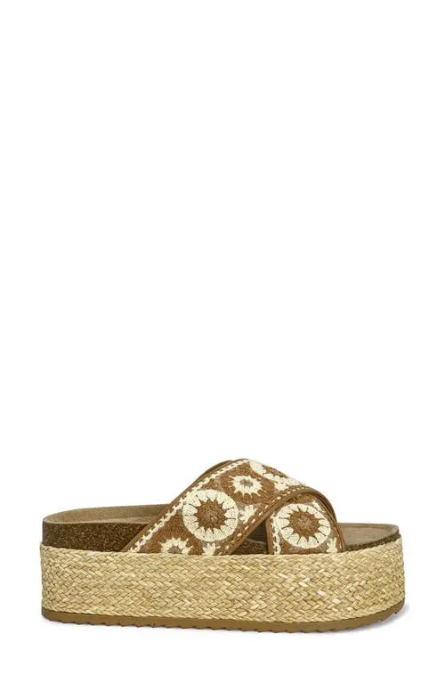 AZALEA WANG Saco Platform Slide Sandal