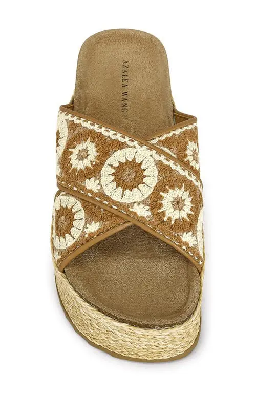 AZALEA WANG Saco Platform Slide Sandal