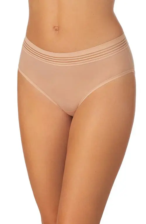 Le Mystère Second Skin Hipster Panties - Natural