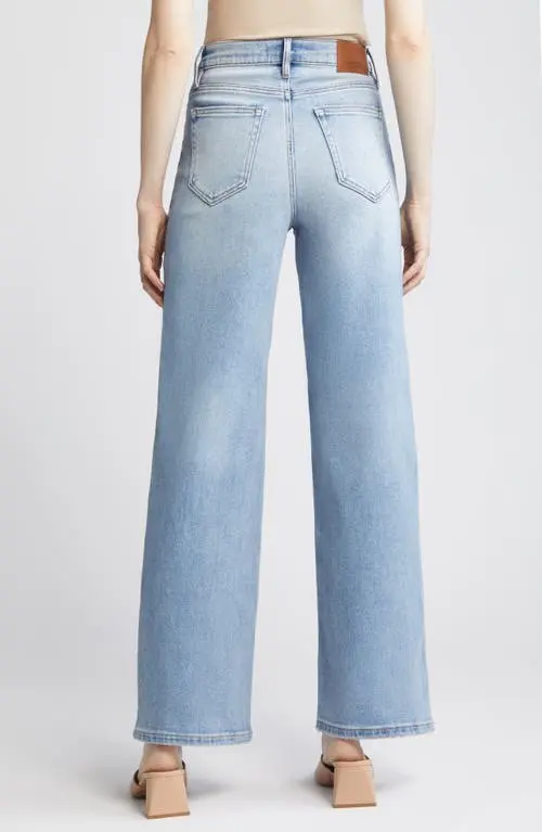HIDDEN JEANS Double Crossover High-waist Wide-leg Jeans
