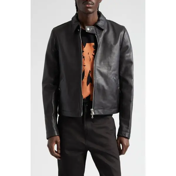 JKEEFER Ian Leather Biker Jacket