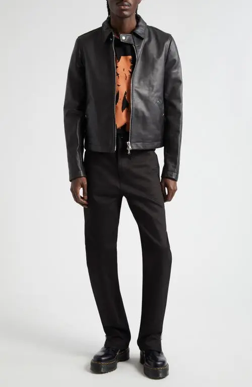 JKEEFER Ian Leather Biker Jacket