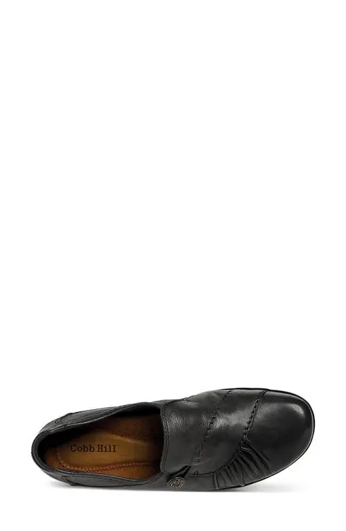 ROCKPORT COBB HILL Paulette Leather Slip-on - Black