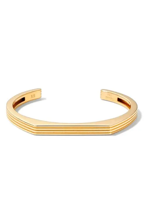 IVI LOS ANGELES Aurelia Cuff Bracelet - Yellow Gold