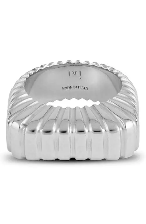 IVI LOS ANGELES Gaia Signet Ring - Silver