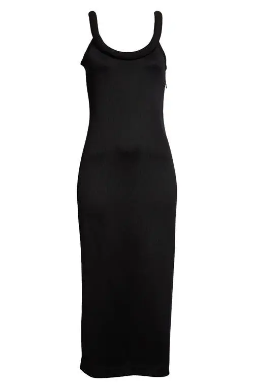 Alexander McQueen Scoop Neck Midi Sweater Dress
