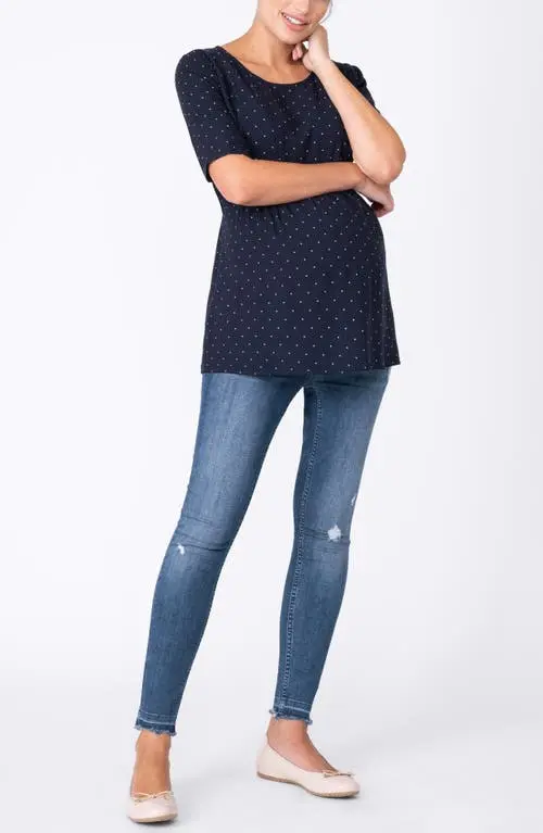 Seraphine Polka Dot Maternity/nursing Top