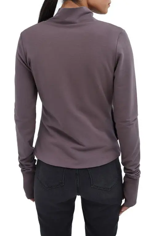 MARCELLA Hoyt French Terry Jacket - Anthracite