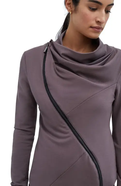 MARCELLA Hoyt French Terry Jacket - Anthracite