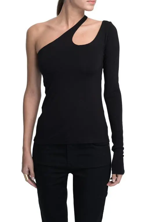MARCELLA Cutout One-shoulder Top