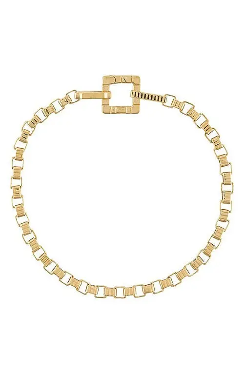 IVI LOS ANGELES Slim Signore Chain Bracelet - Yellow Gold