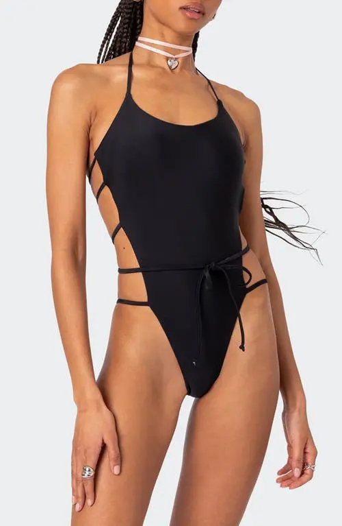 EDIKTED Strappy One-piece Swimsuit