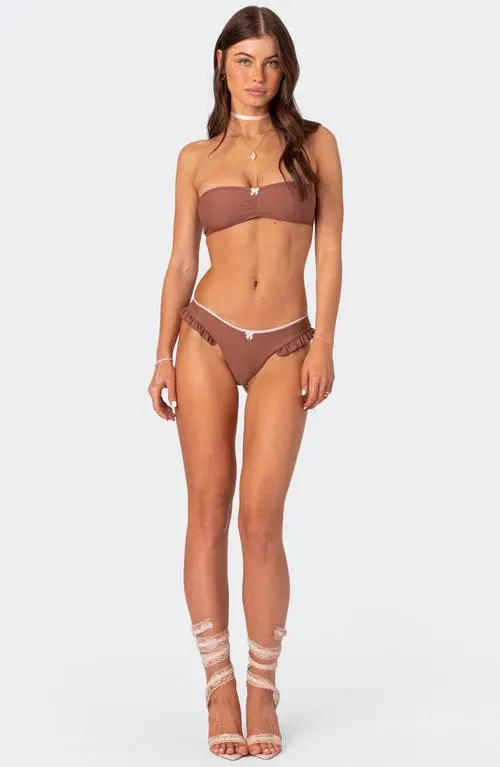 EDIKTED Maggie Bandeau Bikini Top