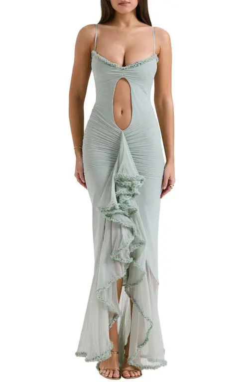 House Of Cb Gabriella Keyhole Gown