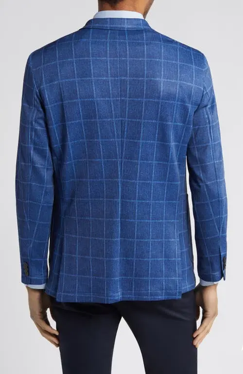 Johnston & Murphy Xc Flex® Windowpane Check Knit Sport Coat
