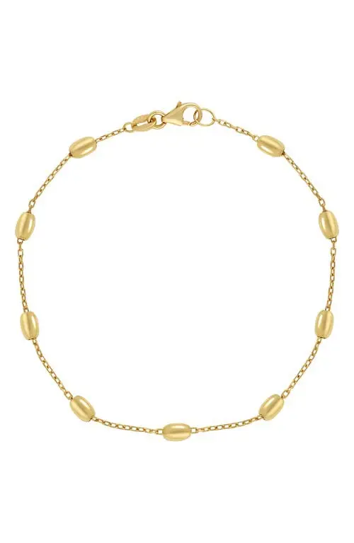 Bony Levy 14k Gold Bead Station Bracelet - 14k Yellow Gold