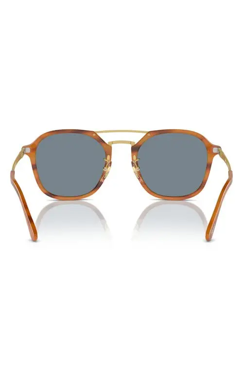 Persol 55mm Octagon Sunglasses