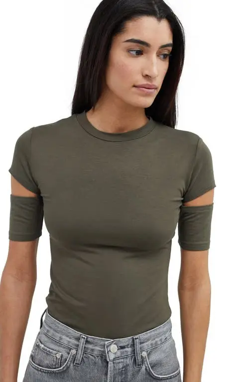 MARCELLA Esme Cutout Sleeve T-shirt