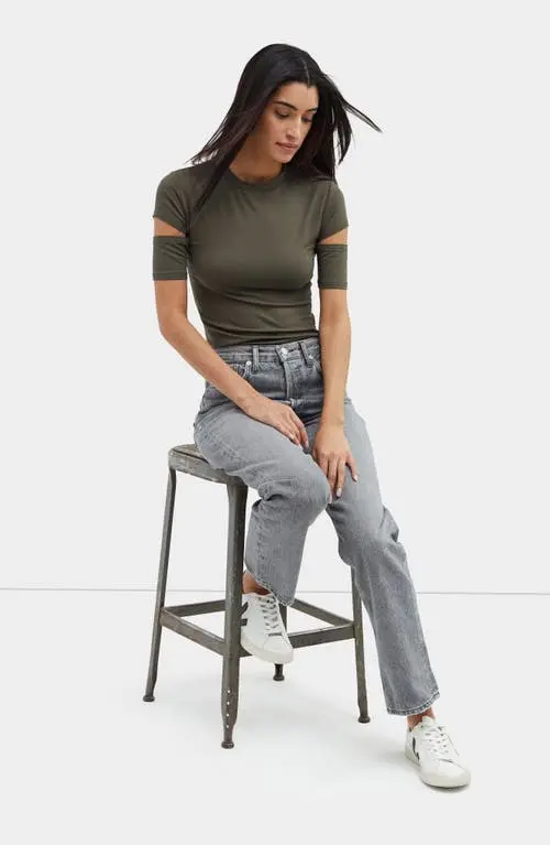 MARCELLA Esme Cutout Sleeve T-shirt