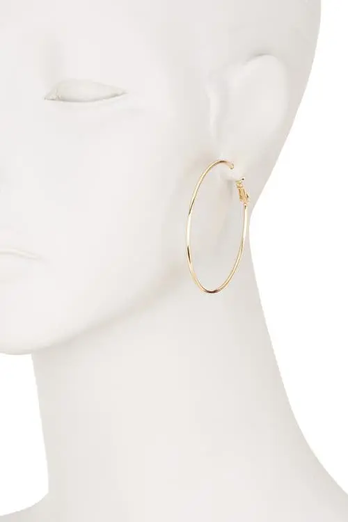 NORDSTROM RACK Classic 50mm Hoop Earrings
