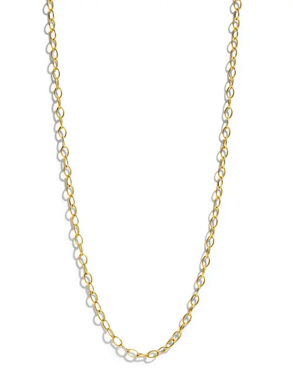 Cathy Waterman In Tiny Lacy Chain Necklace - Yellow Gold