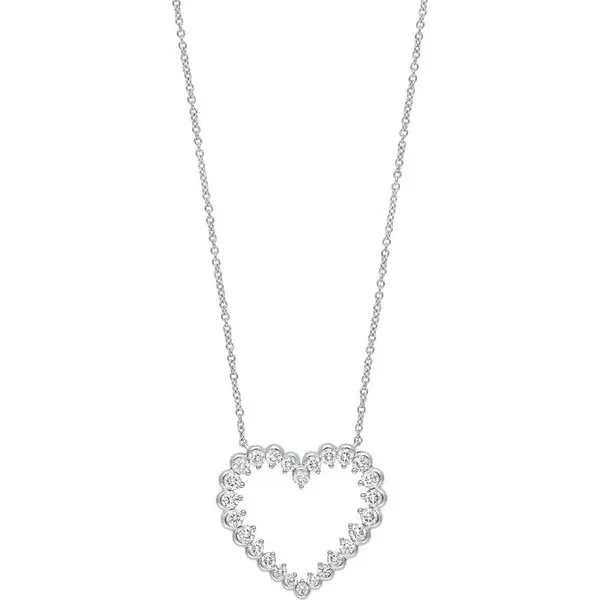 Bony Levy Liora Diamond Heart Pendant Necklace - 18k White Gold
