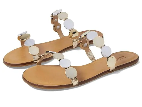 Schutz Acacia Embellished Slip-on Sandals - Multi